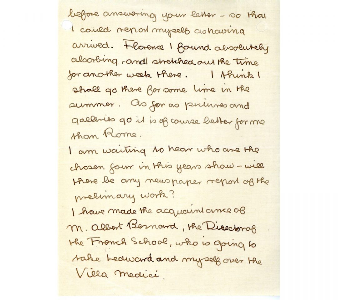 The Colin Gill Collection in the British School at Rome Fine Arts ...