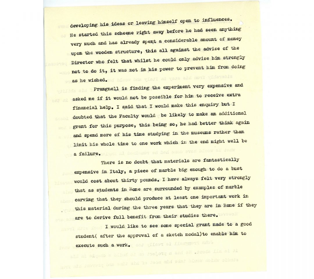 The John Skeaping Collection in the British School at Rome Fine Arts ...